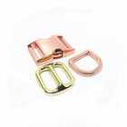 Rose Gold Dog Collar hardware Metal Quick Side Release Buckles  For Dog Collars