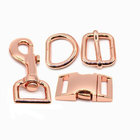 China Manufacturer Rose Gold Snap Hook 20mm Metal Buckle For Dog Collar