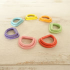 Top quality 20mm 25mm Metal Colourful dog Clasp for Webbing DIY Dog Leash parts 7 colours