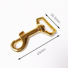 Metal dog clasp for 26.5mm pet puppy leash  diy parts durable and strong Swivel Clasp plated buckle