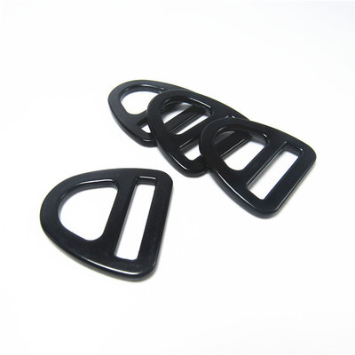 Metal Slide Safety Harness Release Matt Black D ring Buckle Metal Loop For Bag 20mm 25mm