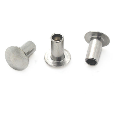 Stainless Steel Pan Head Semi-tubular Rivets / Round Head Semi-tubular Rivets/ Hollow Rivet