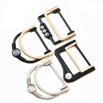 China Factory Metal Double Square Shoe BuckleS For Ladies Sandals